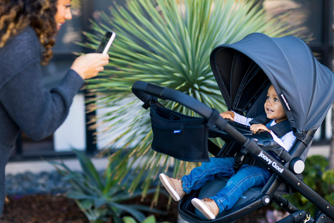 Qool Premium Single, Double, Triple Stroller - Jet