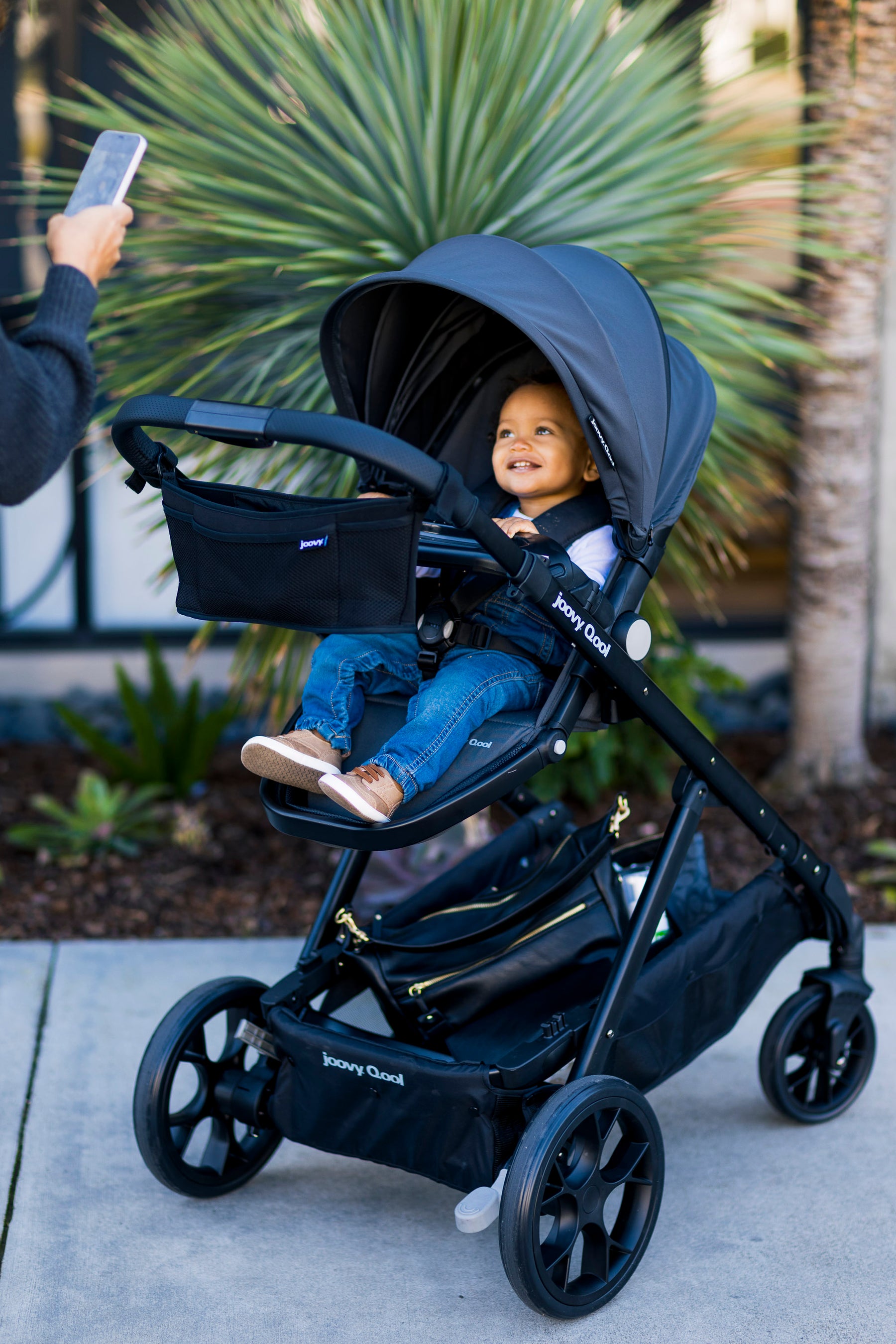 Qool Premium Single, Double, Triple Stroller - Jet