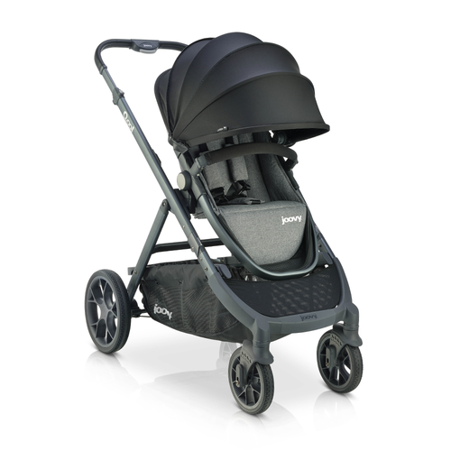 Qool Customizable Single Stroller - Grey Melange