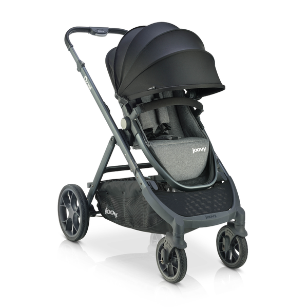 Qool Customizable Single Stroller - Grey Melange