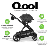 Qool Premium Single, Double, Triple Stroller - Jet