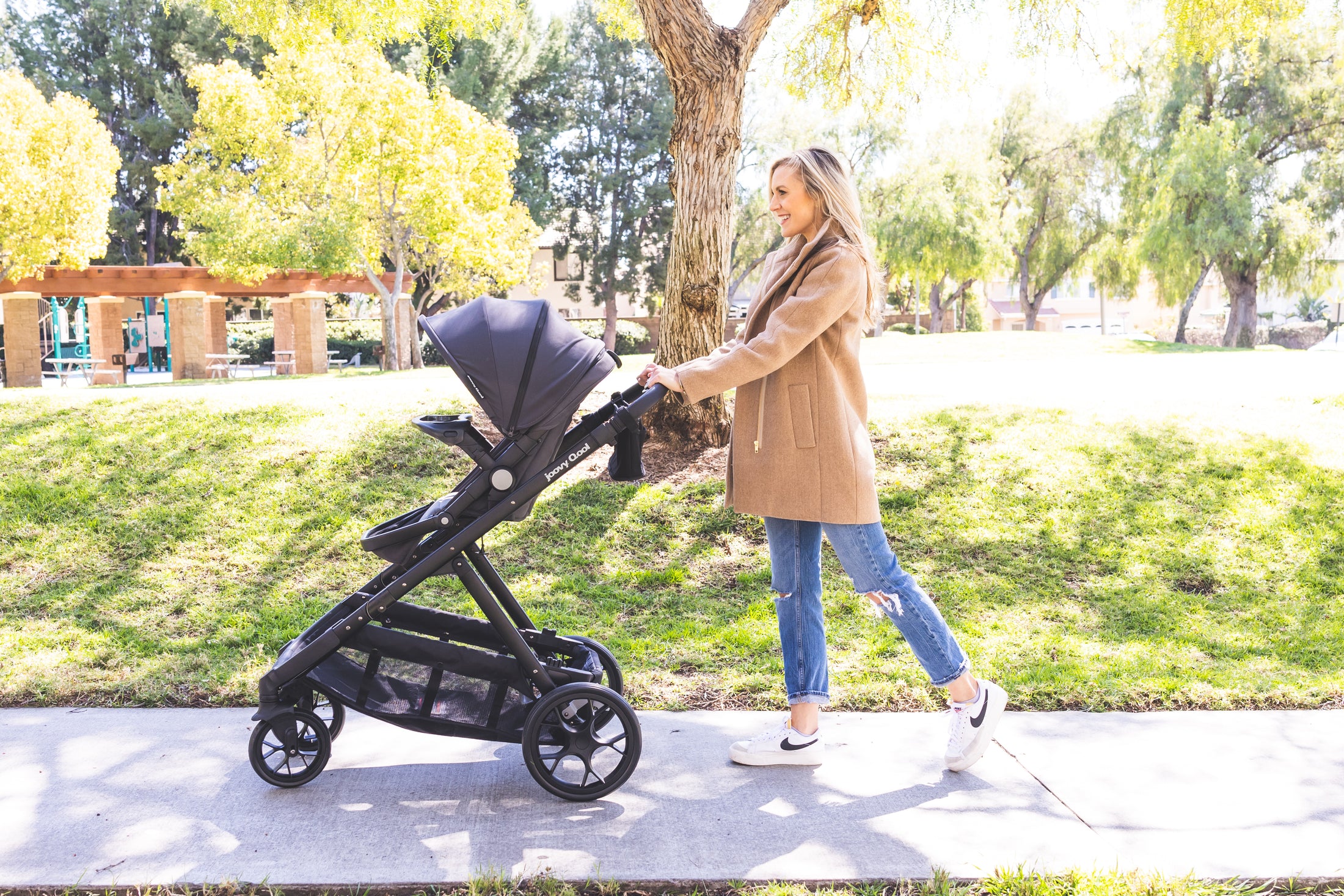 Qool Premium Single, Double, Triple Stroller - Jet