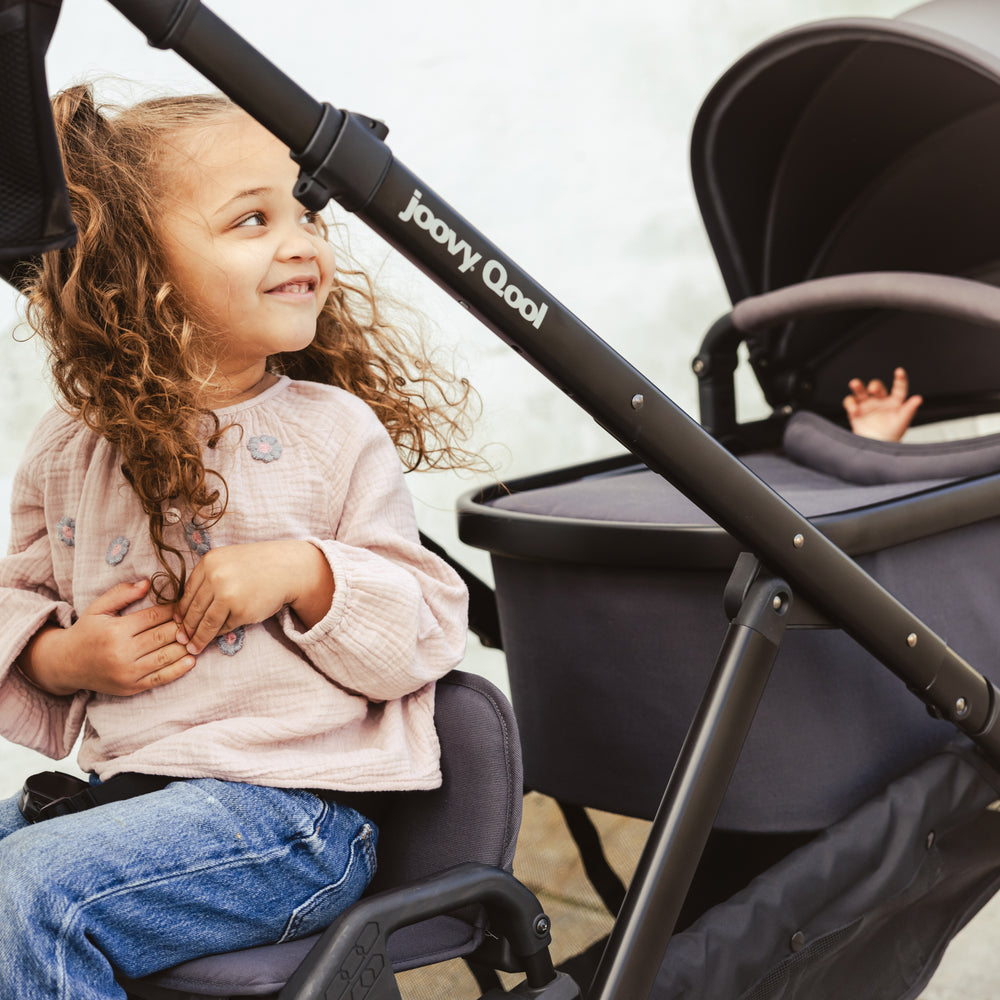 Qool Premium Single, Double, Triple Stroller - Jet