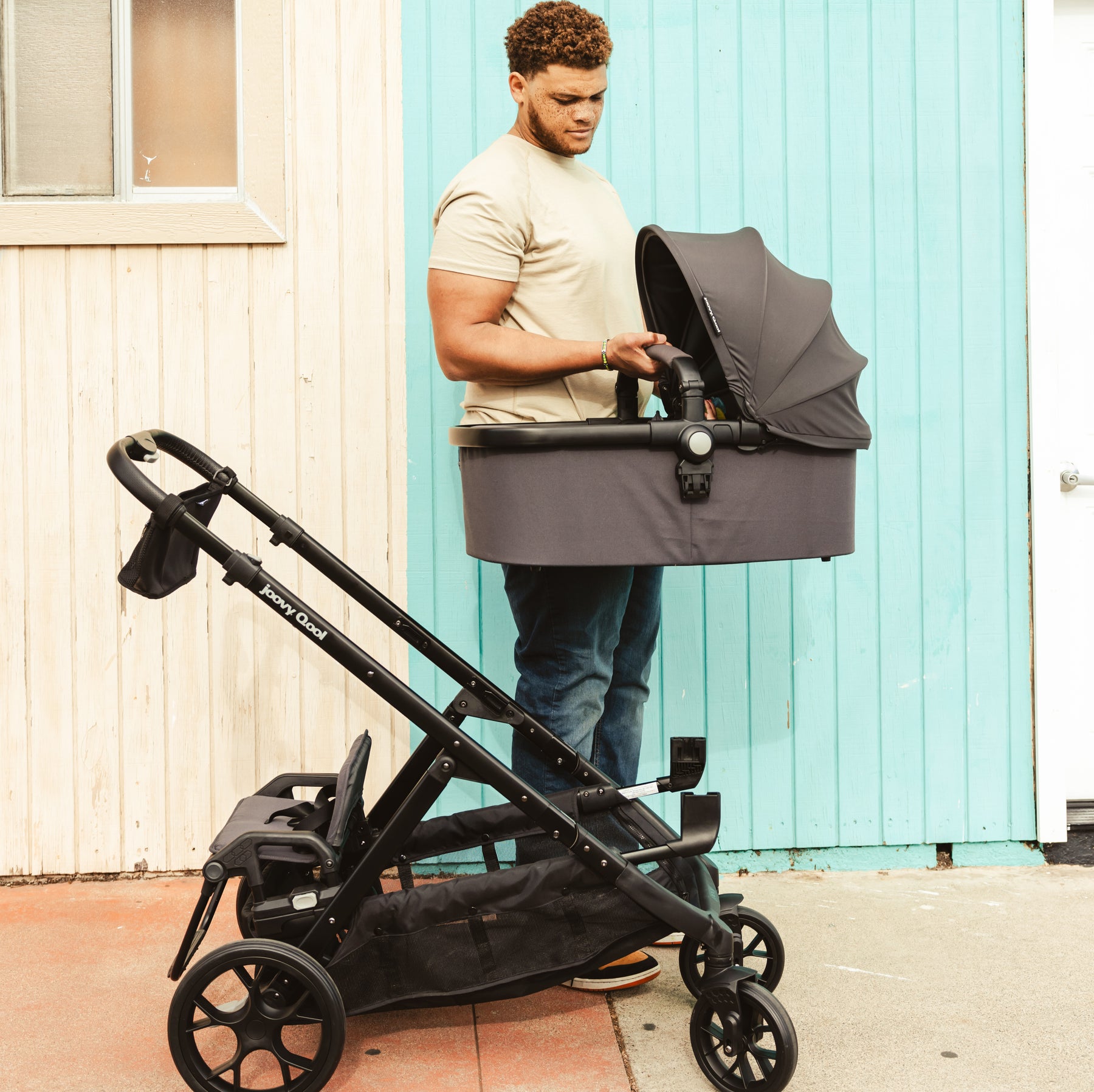 Qool Premium Single, Double, Triple Stroller - Jet